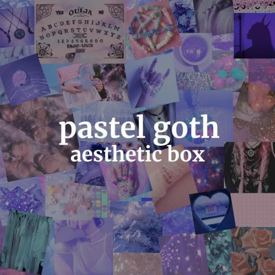 Pastel Goth Aesthetic Box - Etsy