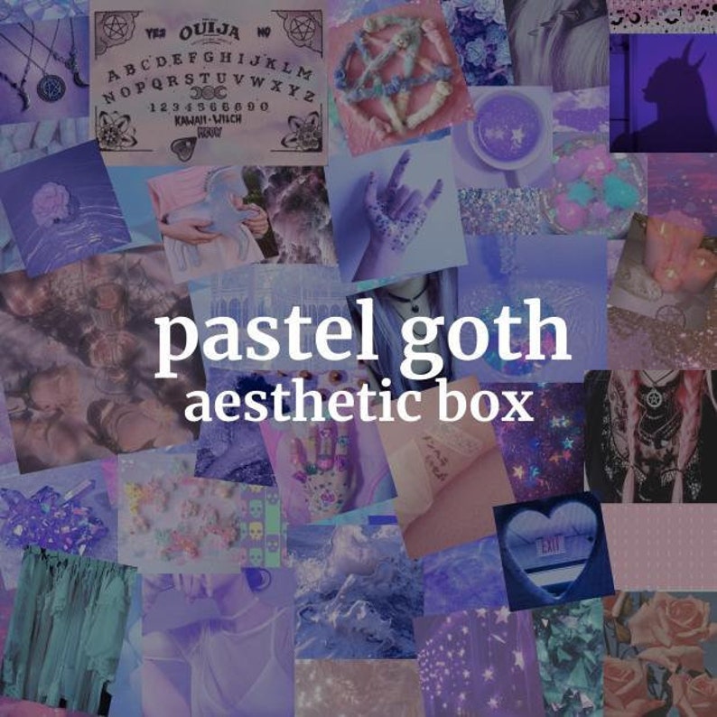 Pastel Goth Aesthetic Box - Etsy