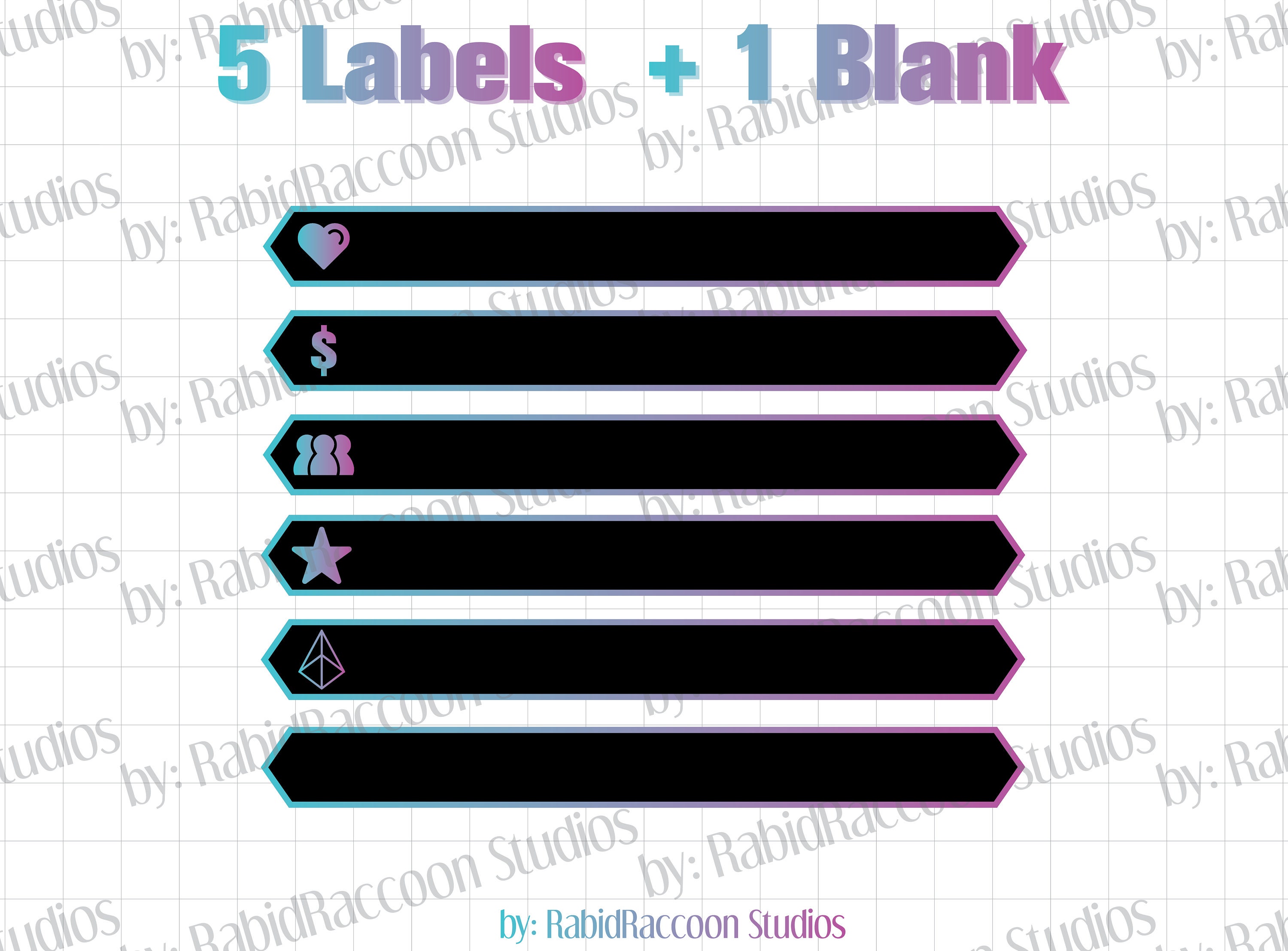 Stream Overlay Pack - Etsy