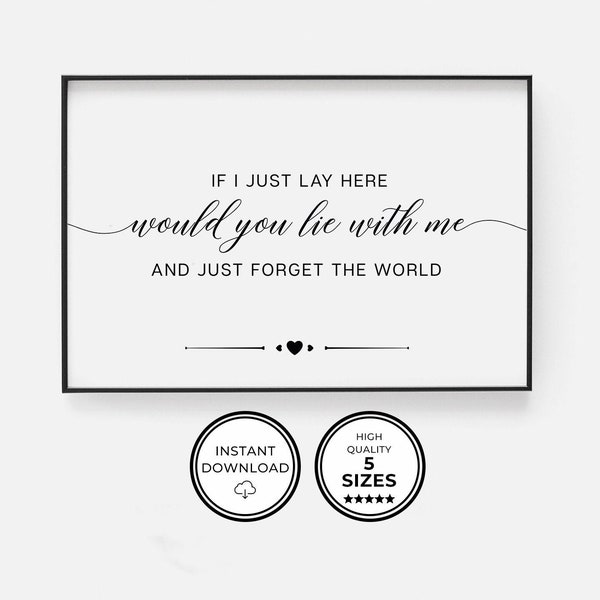 If I Just Lay Here - Etsy