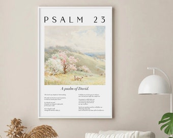 The Lord's My Shepherd Christian Home & Office Decor - Etsy