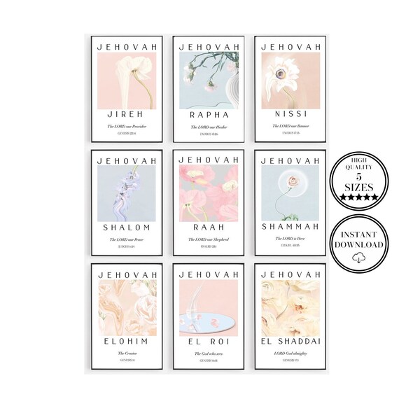 Names of God - Etsy