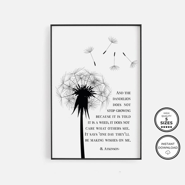Dandelion Sign - Etsy