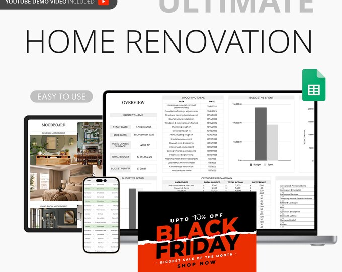 New Home Building Construction Planner & Organizer - Over 60 Instantly ...