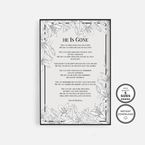 Printable Letter From Heaven Poem - Etsy Australia