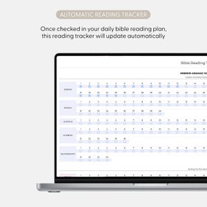 365 Day Bible Reading Plan, Bible Study Checklist, Bible in A Year, Bible in One Year, 52 Week ...