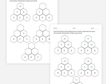 12 Printable Addition Fill in the Blanks Worksheets (numbers 1-20) for ...