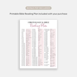 Bible Reading Tracker, Daily Bible Study Planner, Christian Printables ...
