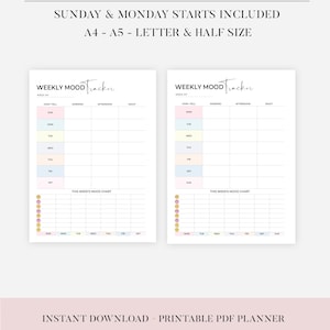 Pdf Habit Tracker Daily Tracker Printable Monthly Habit Tracker Pdf ...