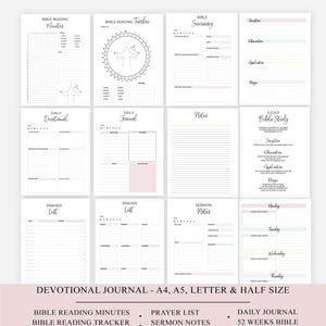 Prayer Journal Printable Bible Study Planner Faith Based Bible Study ...