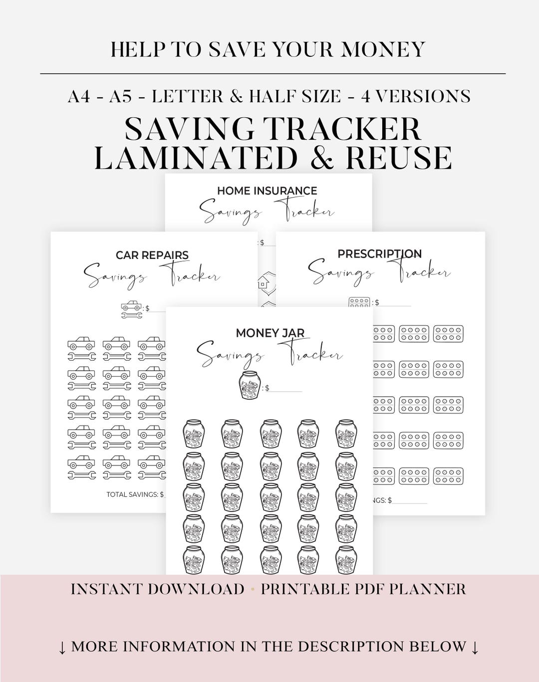 Ultimate Savings Challenge Bundle | Savings Challenge Printable ...