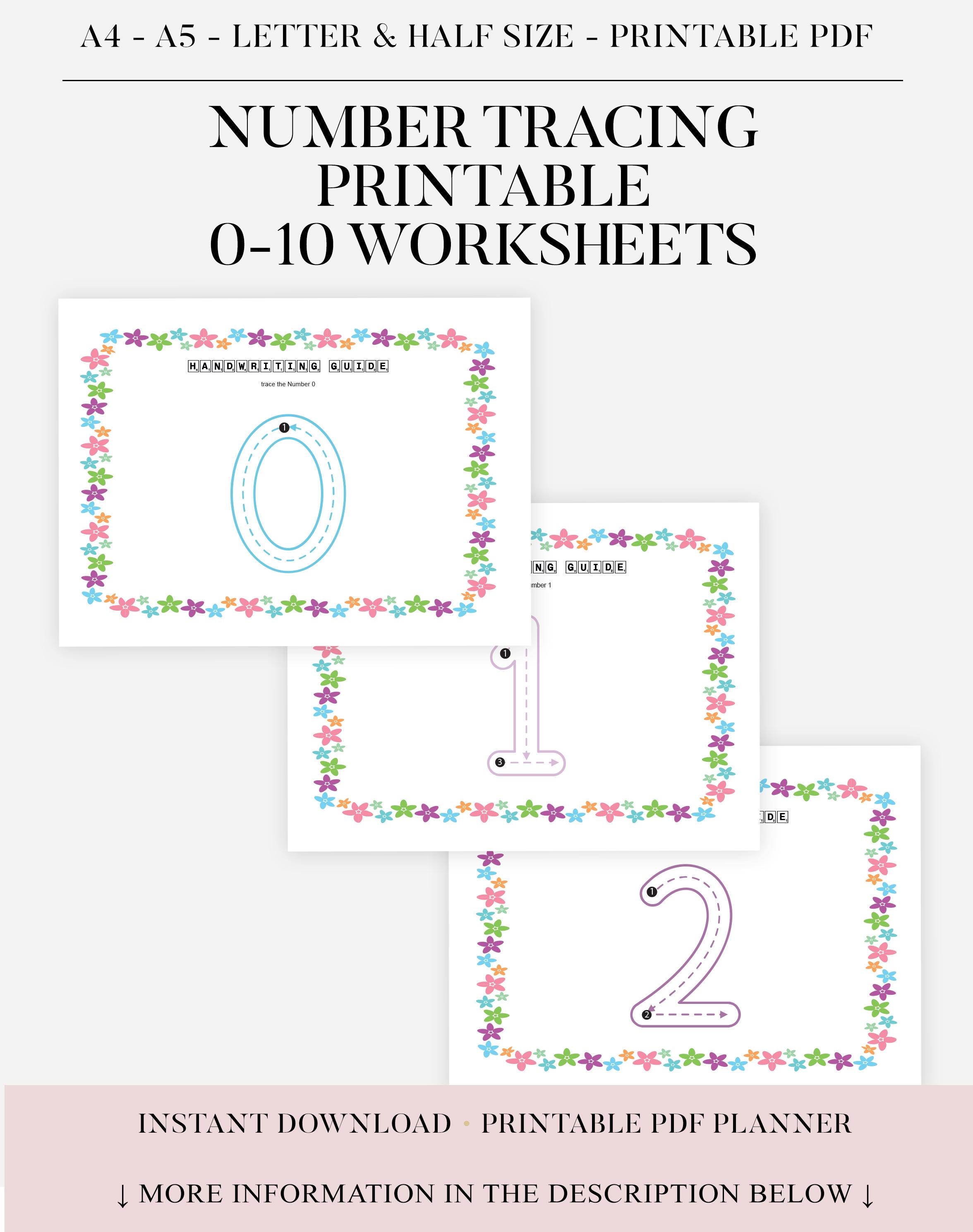 Alphabet Tracing Cards | A-Z Worksheets | Preschool & Kindergarten ...