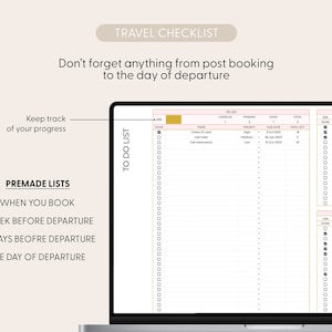 Editable Planner, Ultimate Travel Planner, Google Sheets Spreadsheet ...