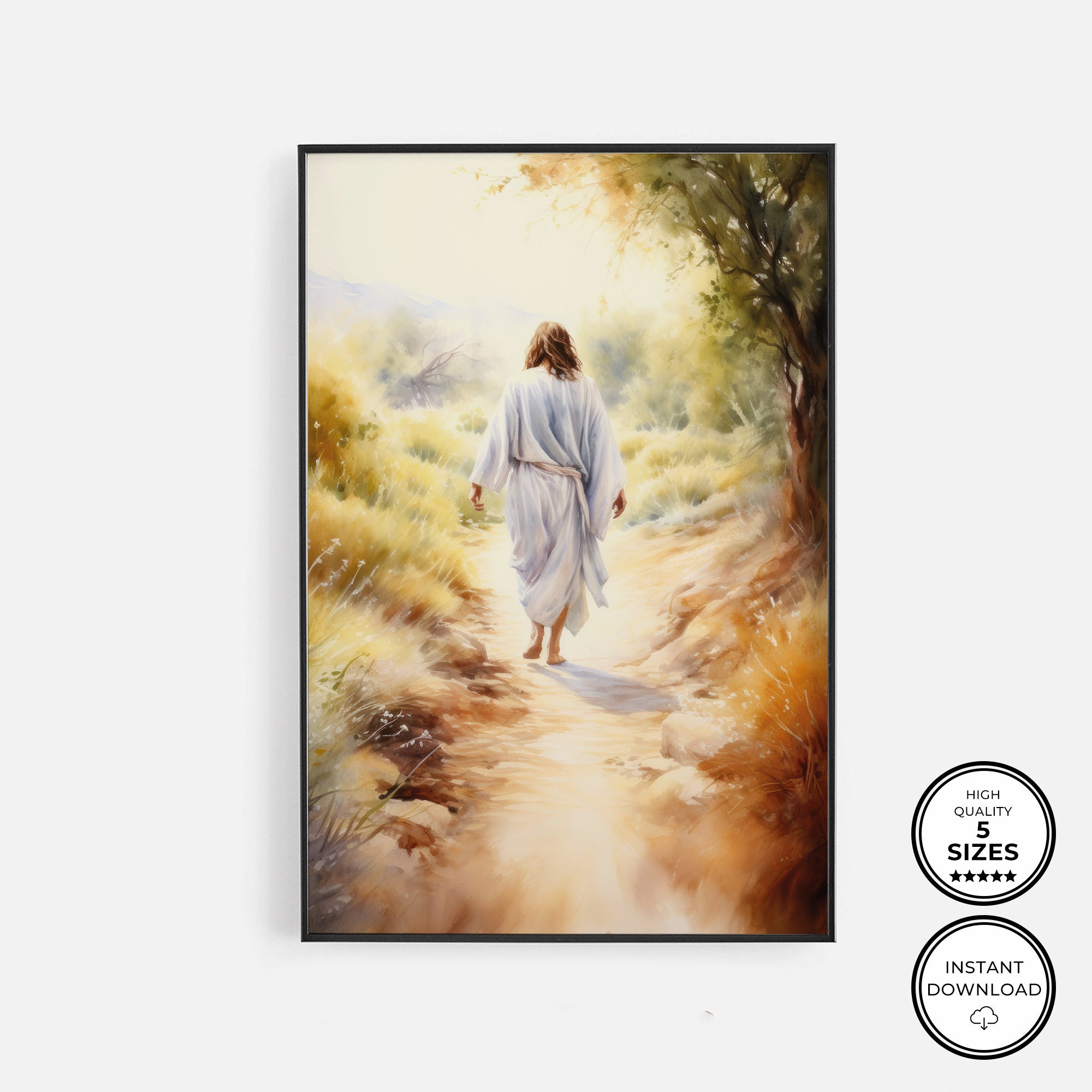 Jesus Christ Bible Art Christian Art Printable Jesus on - Etsy
