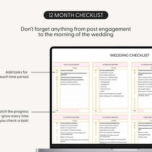 The Ultimate Wedding Day, Wedding Planning Spreadsheet, Google Sheets ...