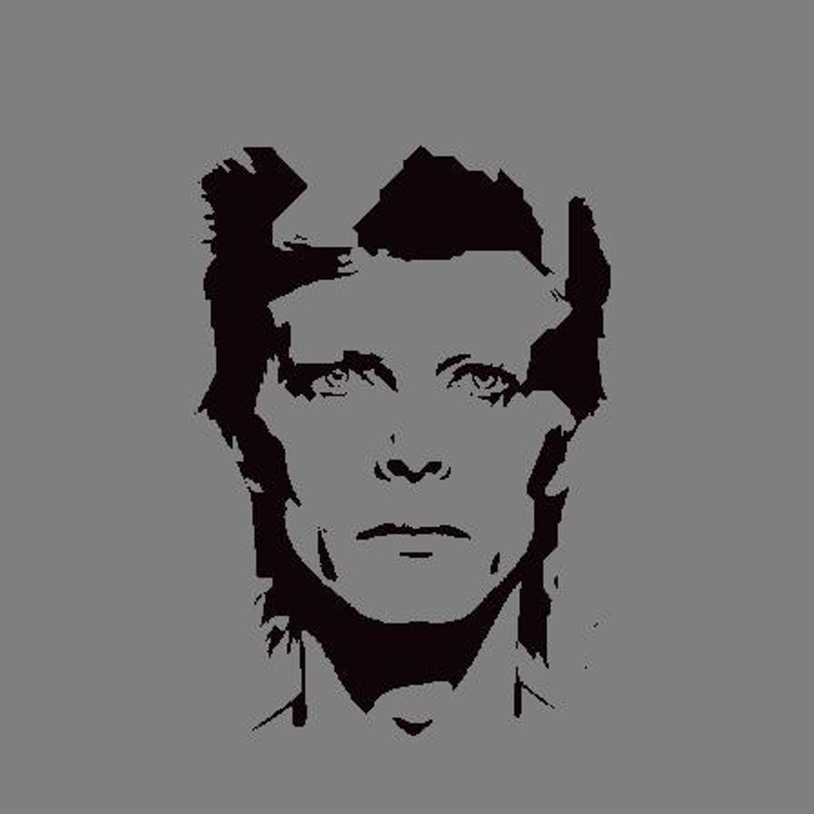 Digital Download Stencil, Multi Layered David Bowie Digital File - Etsy