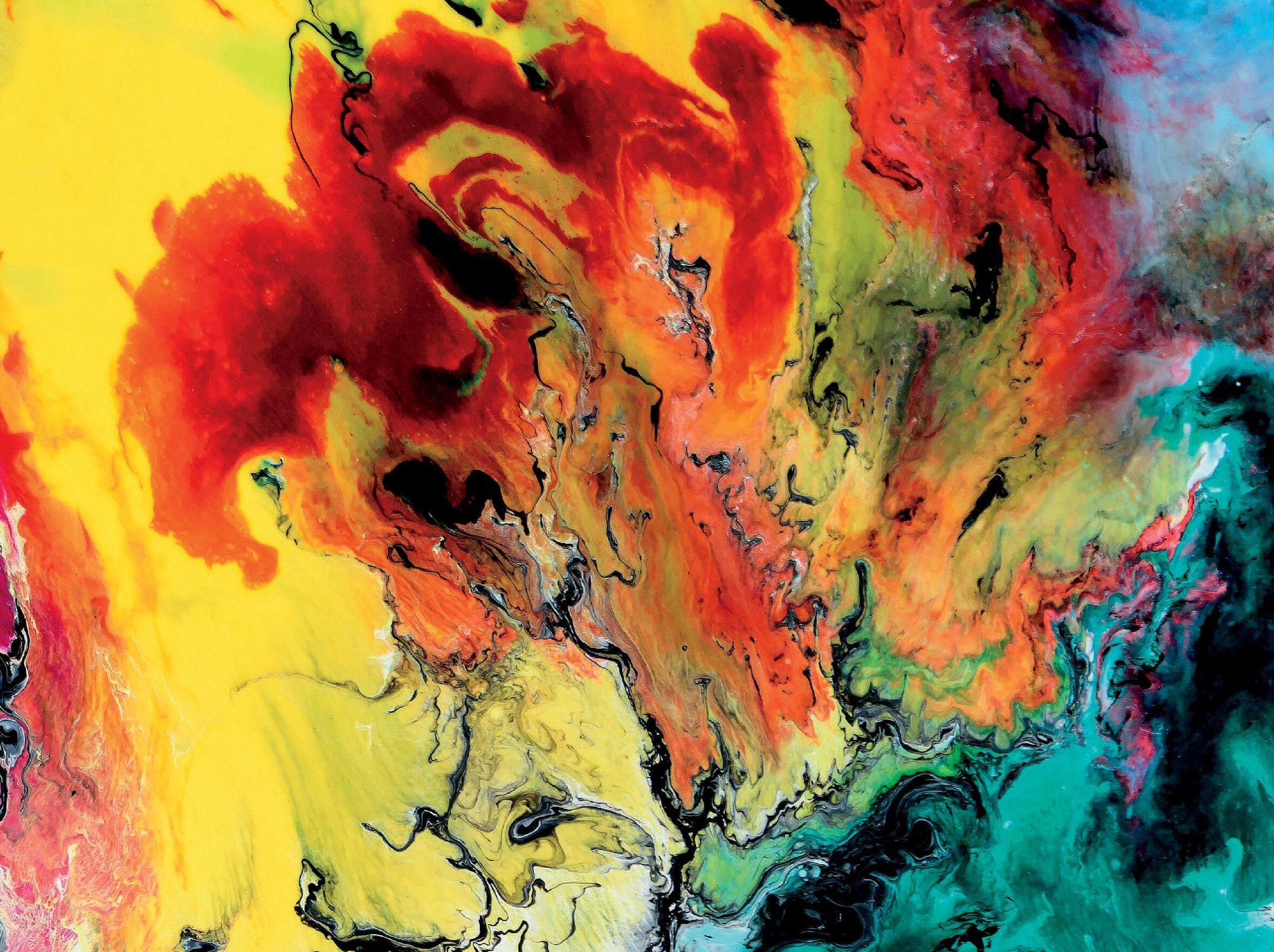 Abstract Colourful Printable Art, Downloadable Abstract Print ...