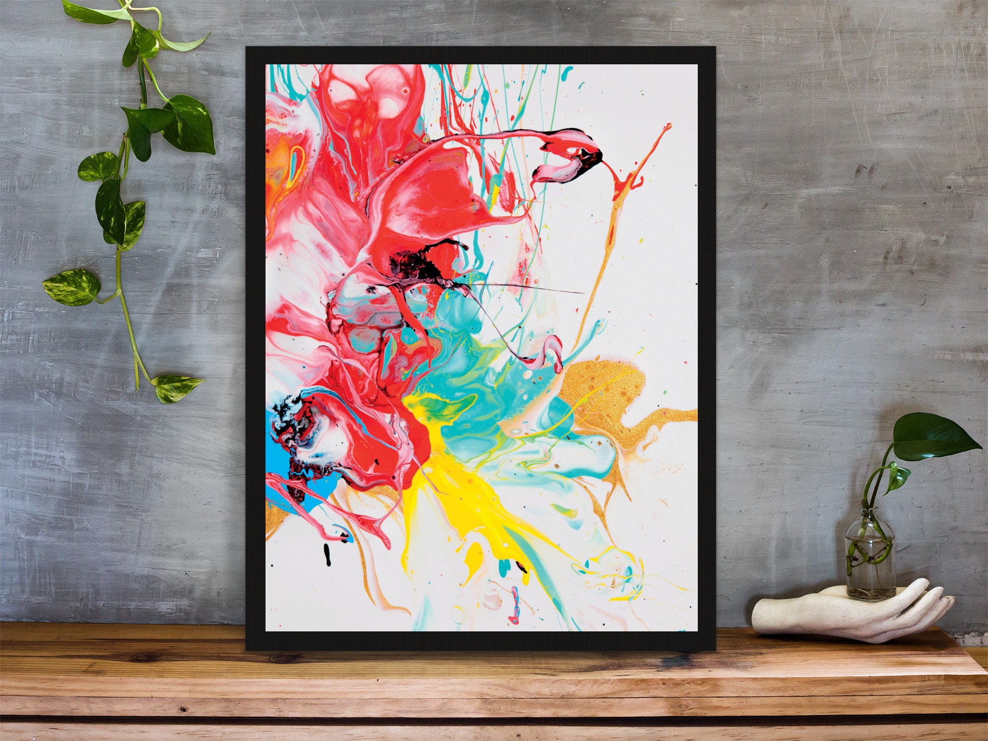 Famous Splatter Paint Art