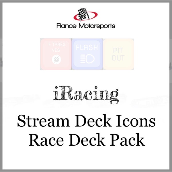 Stream Deck Icons for Sim Racing - Etsy