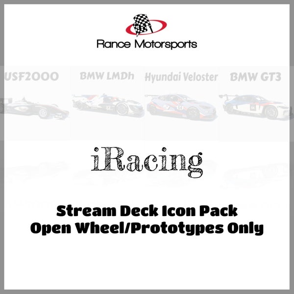 Stream Deck Sim Racing Icons - Etsy