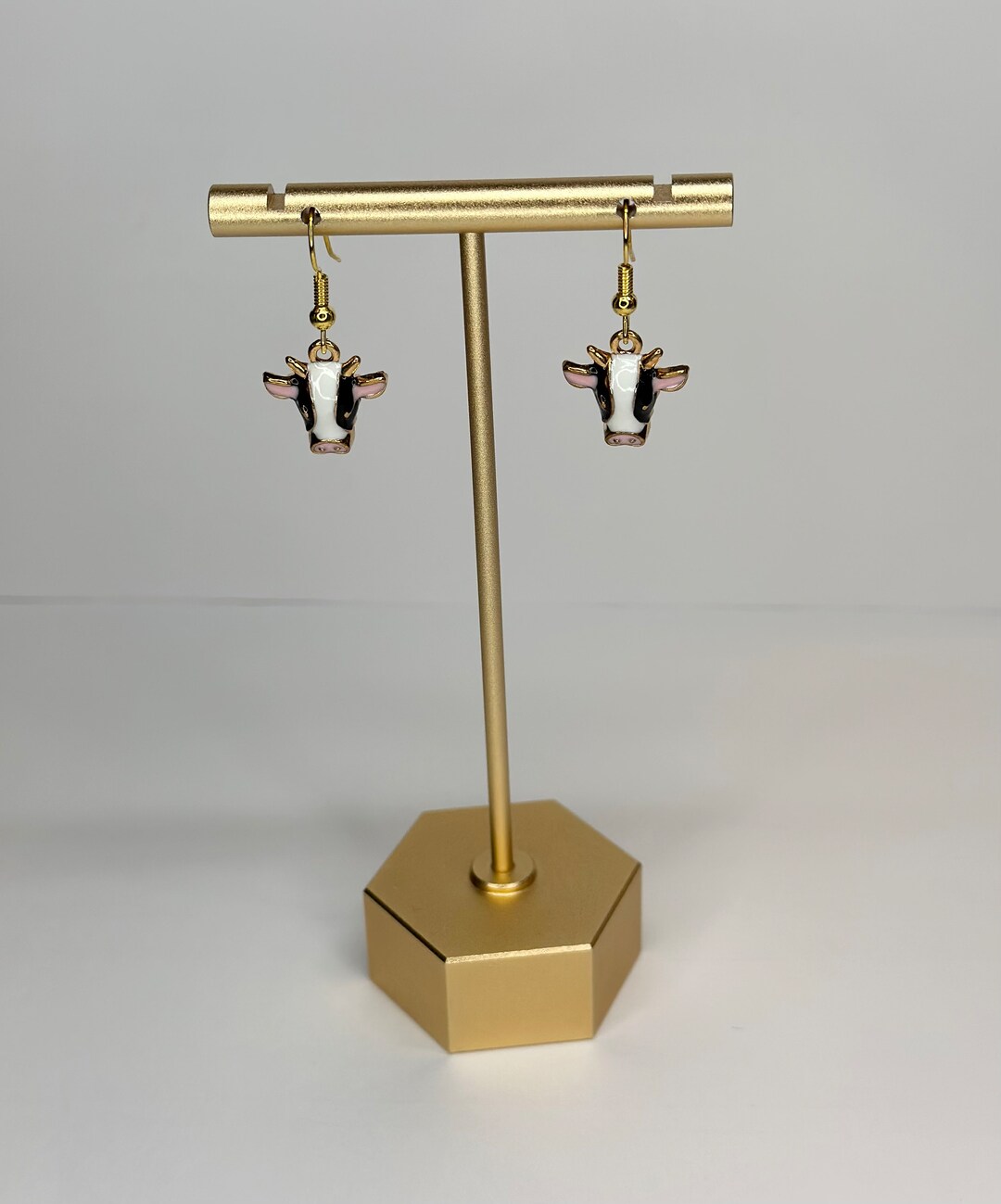 Cow Earrings, Cow Jewelry, Gifts for Cow Lover, Animal Earrings, Cow ...