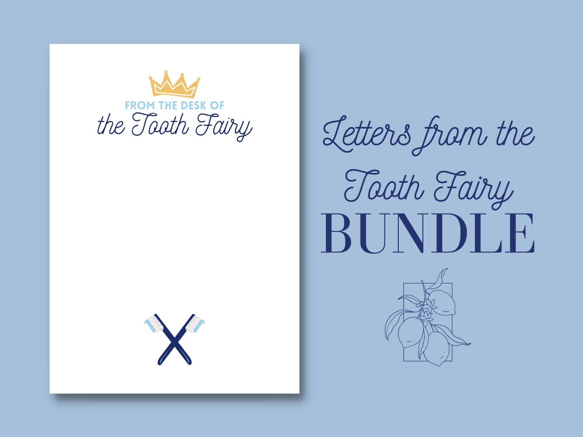 Tooth Fairy Letter From the Tooth Fairy Canva Template Printabletooth ...