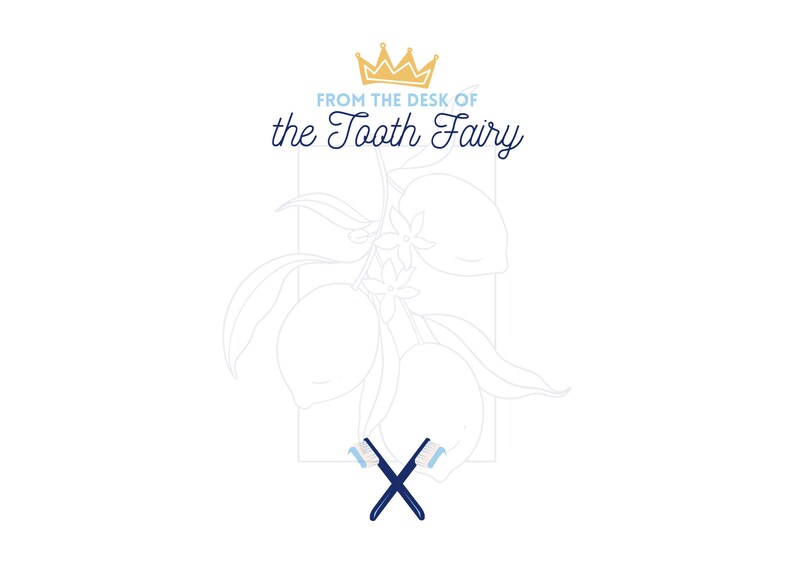 Tooth Fairy Letter | From the Tooth Fairy | Digital | Print at Home ...