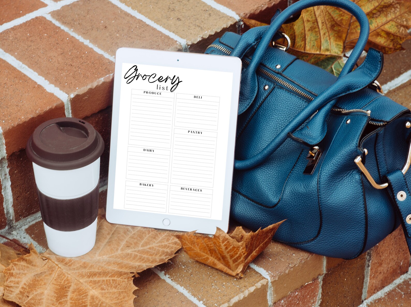 Simple Grocery List Printable | Classic Grocery List | Instant Download ...