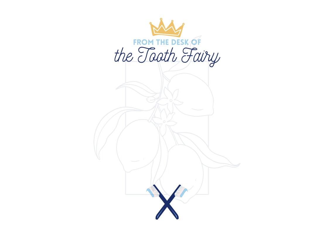 Tooth Fairy Letter | Canva Template | PDF Printable | From the Tooth ...