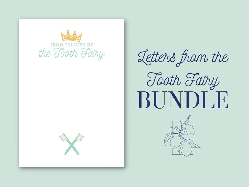 Tooth Fairy Letter | Canva Template | PDF Printable | From the Tooth ...