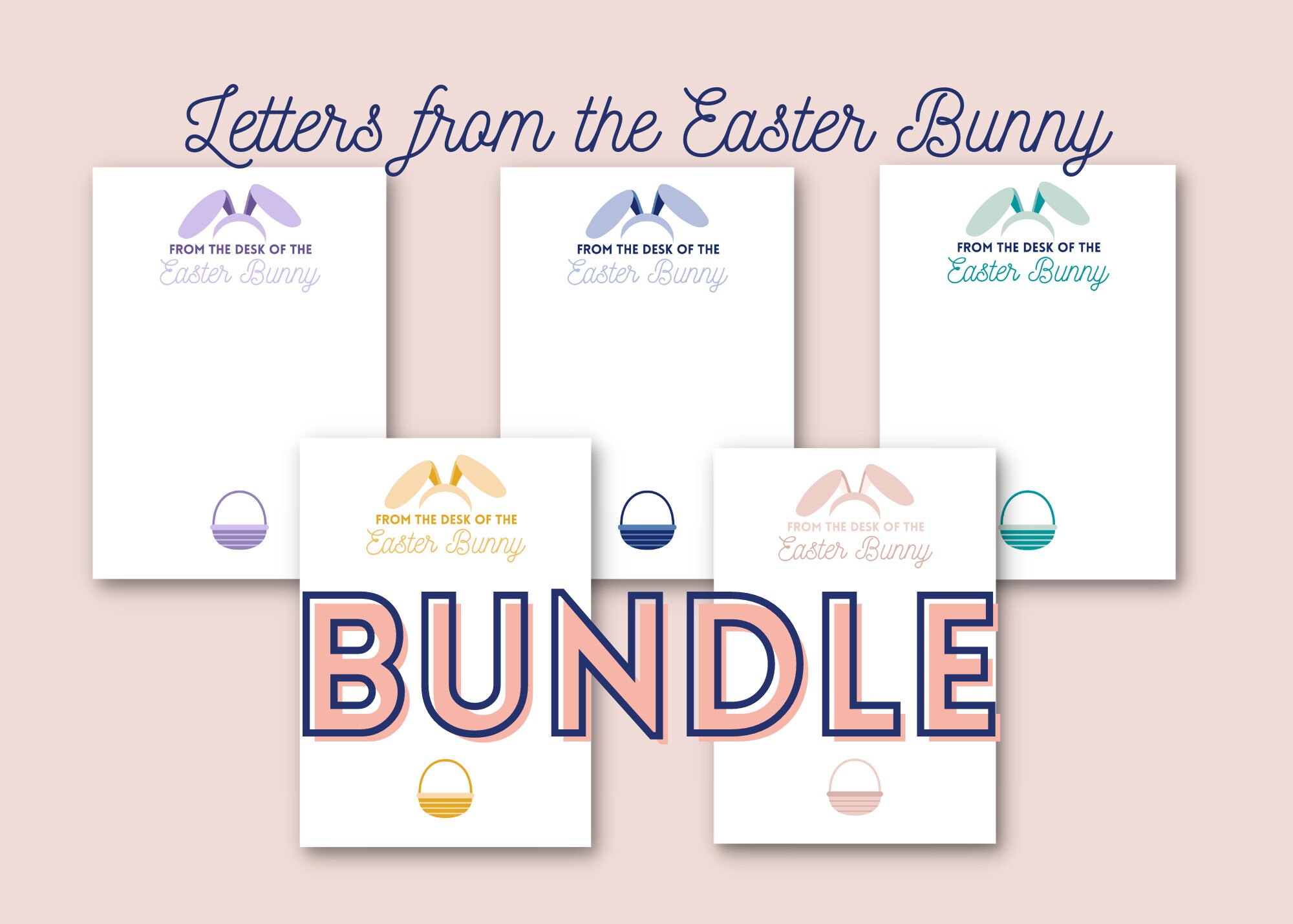 Easter Bunny Printable | Letter From the Easter Bunny | Easter Card ...