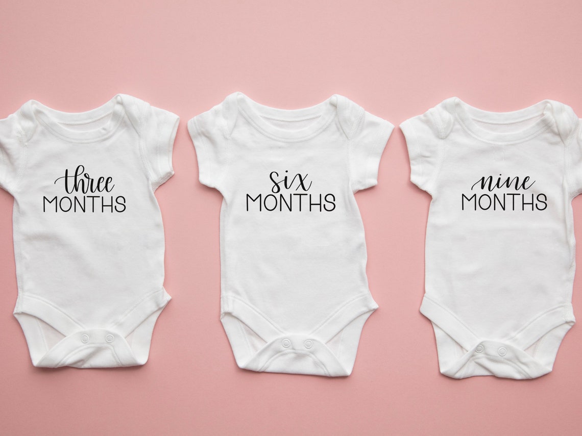 13 Baby Milestone SVG Bundle PNG DXF Baby Gift Baby Milestone Discs ...