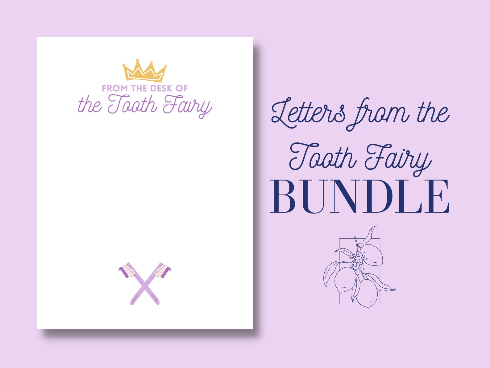 Tooth Fairy Letter | From the Tooth Fairy | Digital | Print at Home ...