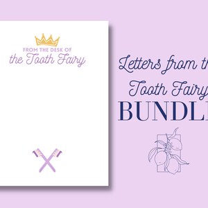 Tooth Fairy Letter | From the Tooth Fairy | Digital | Print at Home ...