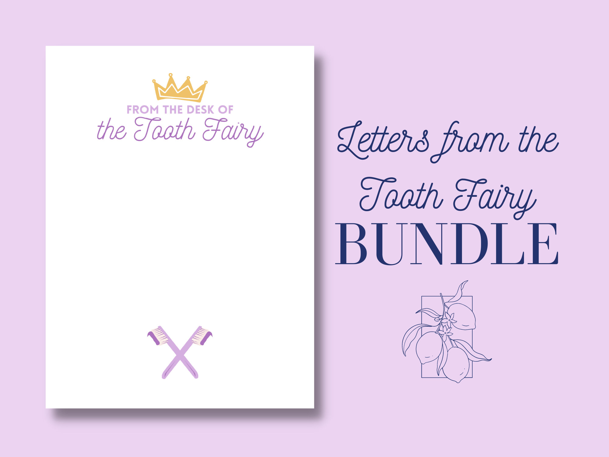 Tooth Fairy Letter From the Tooth Fairy Digital Print at Home Tooth ...