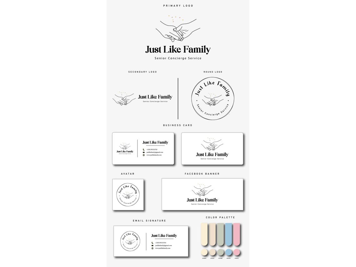 Elderly Care Logo, Caregiver Logo, Senior Care Logo, Medical Assistant ...