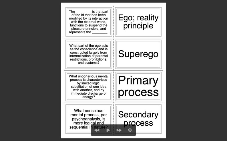 EPPP- Clinical Psychology Flash Cards - Etsy