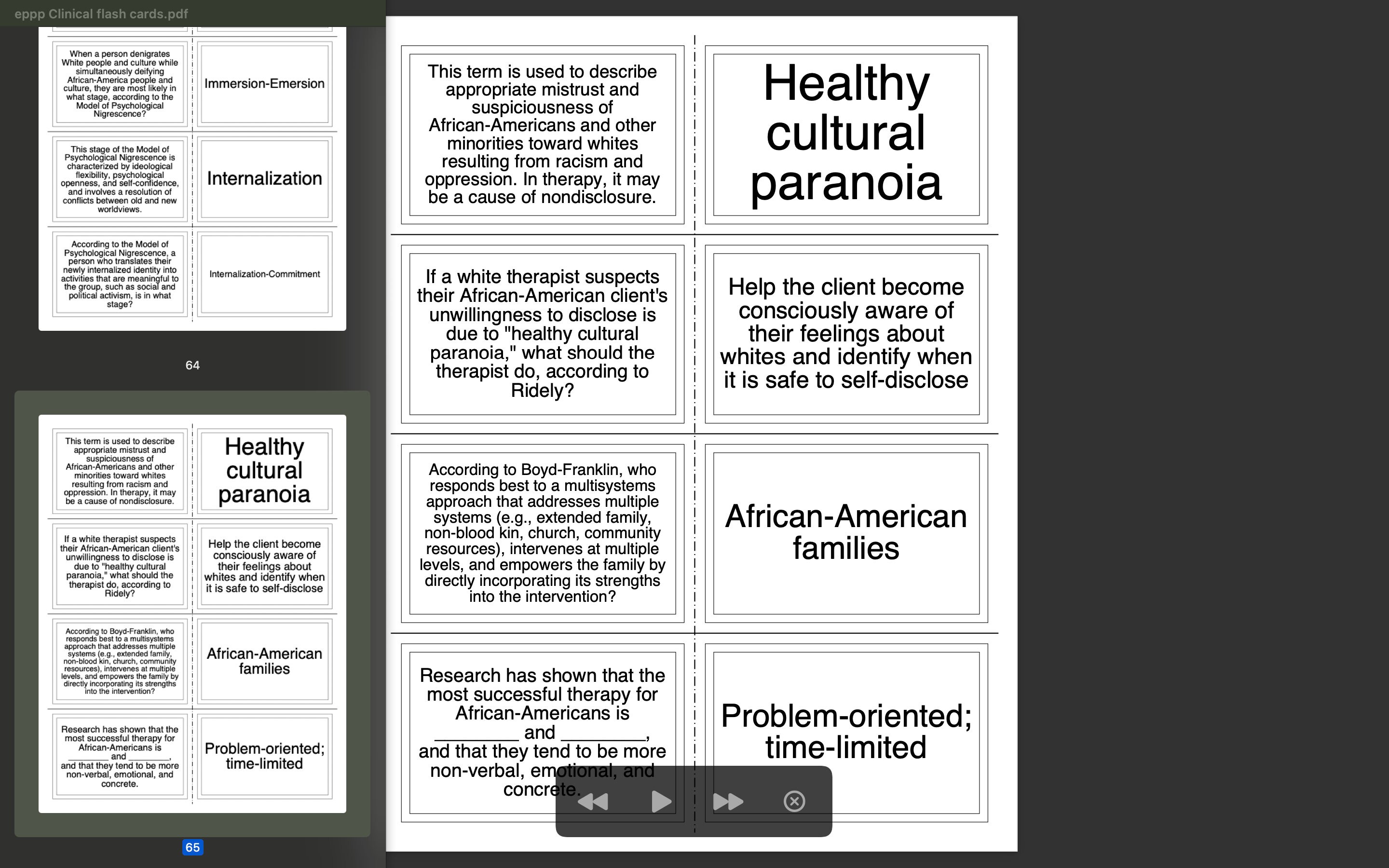 EPPP- Clinical Psychology Flash Cards - Etsy