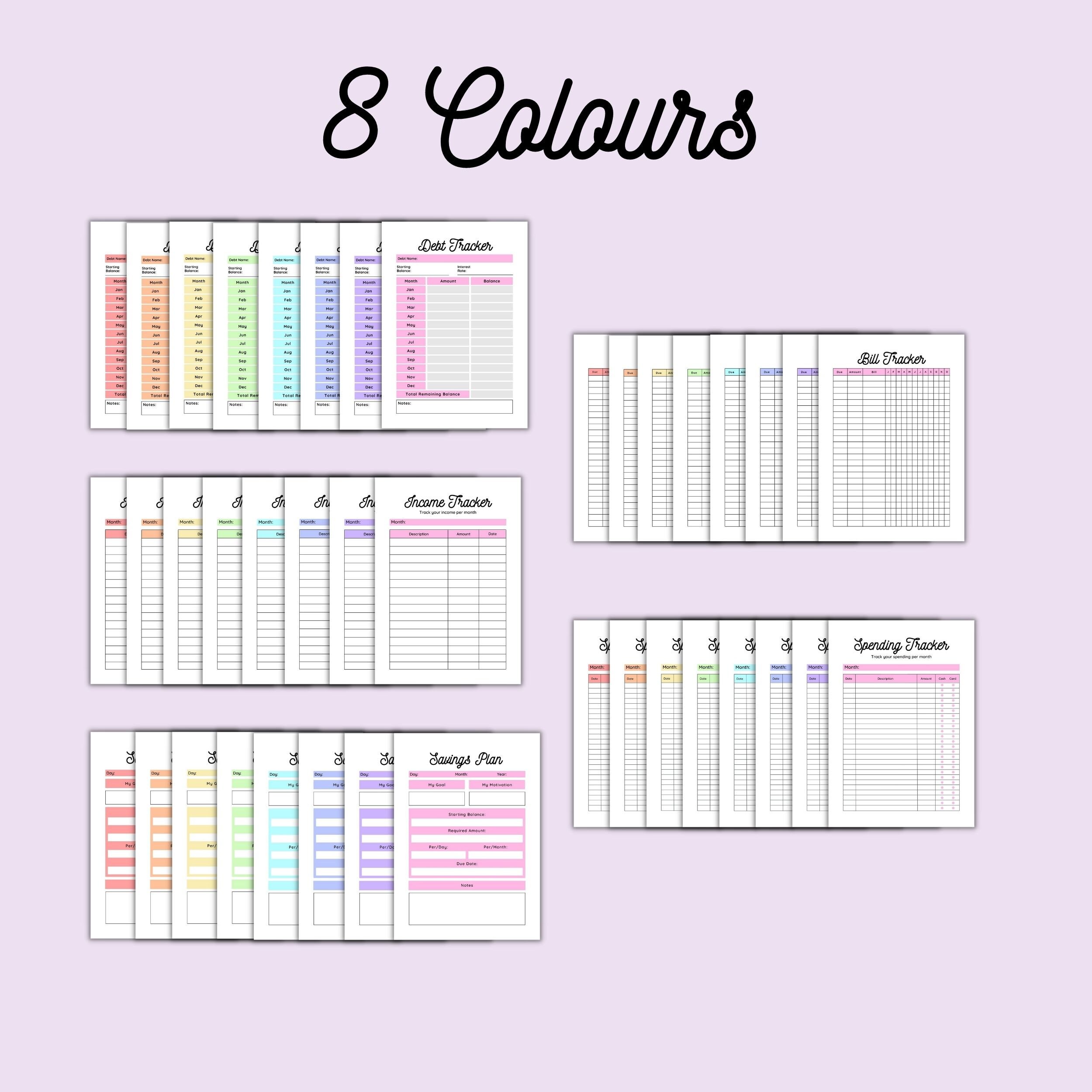 Printable Budget Planner Finance Planner Weekly Monthly - Etsy