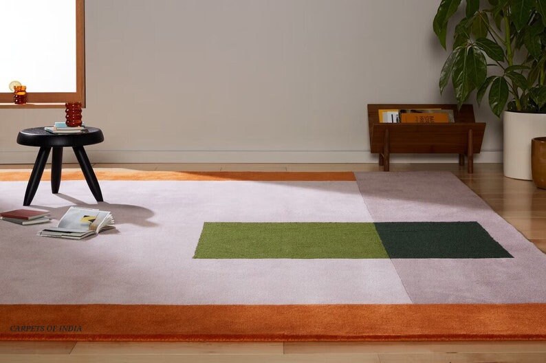 Hand Tufted Rug Wool Rug Area Rug Handmade Area Rug Hand Tuft Rugs ...