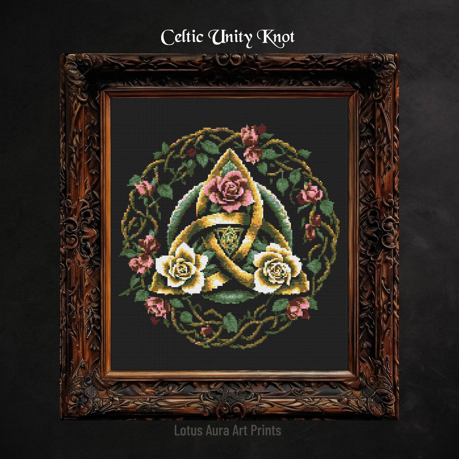 Celtic Witch Knot Unity Cross Stitch Pattern Celtic-inspired Crafts and ...