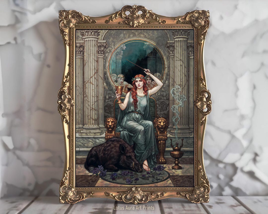 Circe Offering Art Nouveau Print,pre-raphaelite Mythological Woman ...