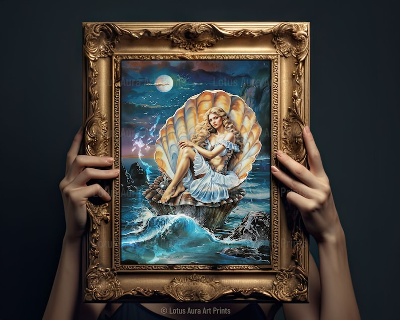 Aphrodite Greek Goddess of Beauty, Divine Feminine Art, Ancient Greece ...