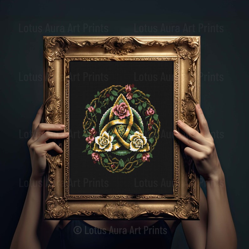 Celtic Witch Knot Unity Cross Stitch Pattern Celtic-inspired Crafts and ...