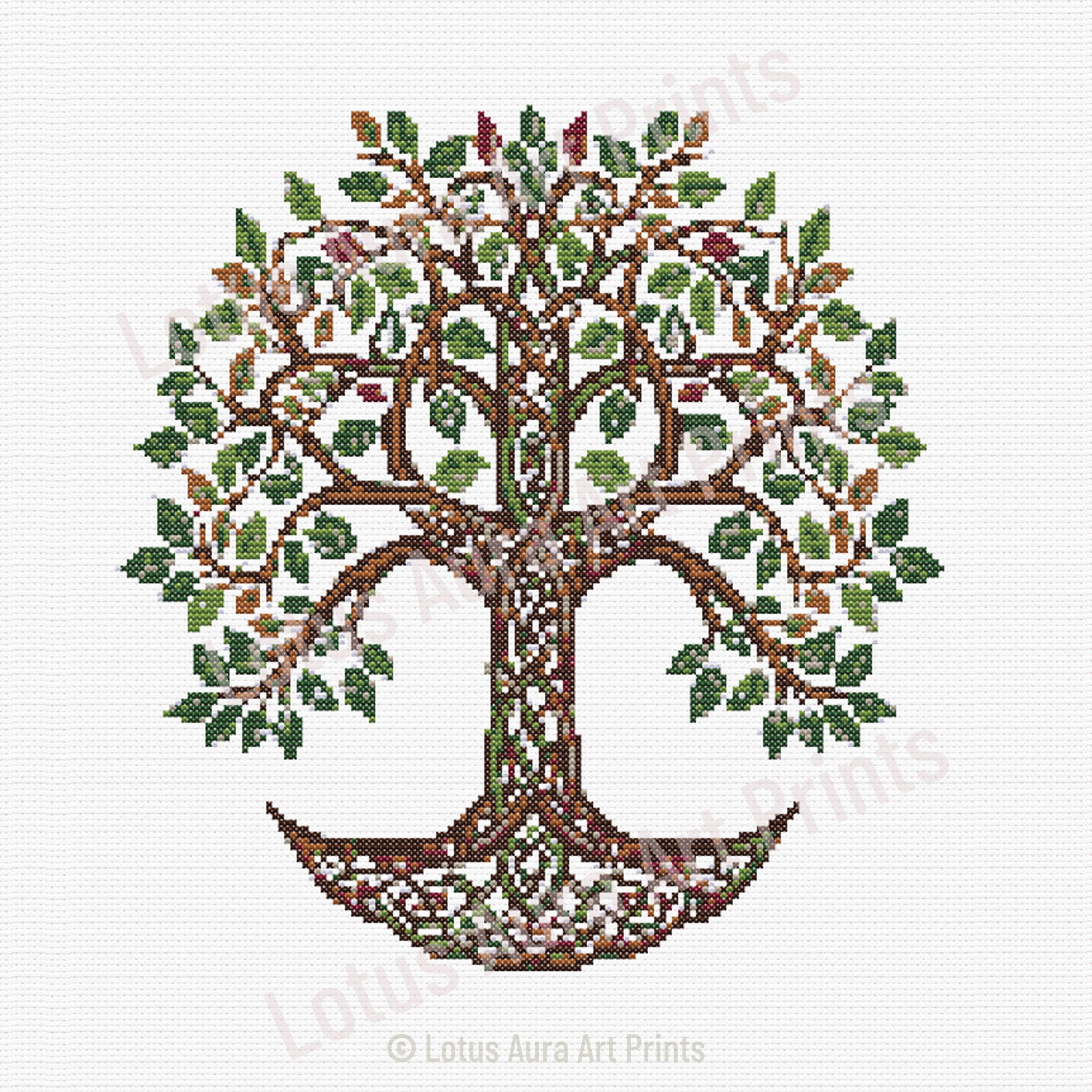 Celtic Tree of Life Cross Stitch Pattern Celtic-inspired Crafts and ...