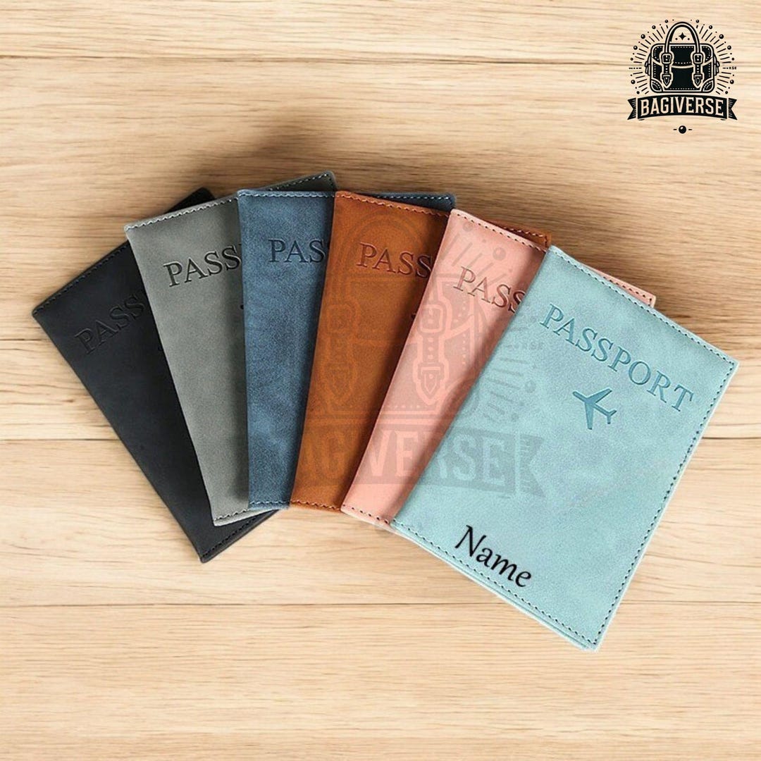 Personalized Passport Cover, Custom Travel Wallet, Passport Wallet ...