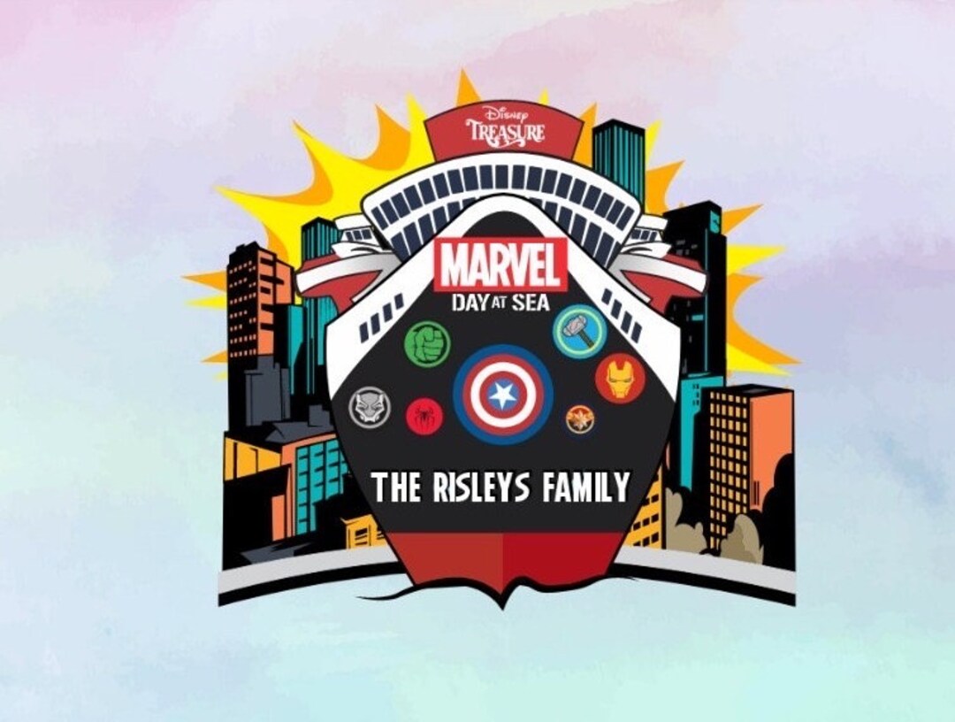 Marvel Day at Sea, Disney Cruise Door Magnet, Disney Cruise Magnet ...
