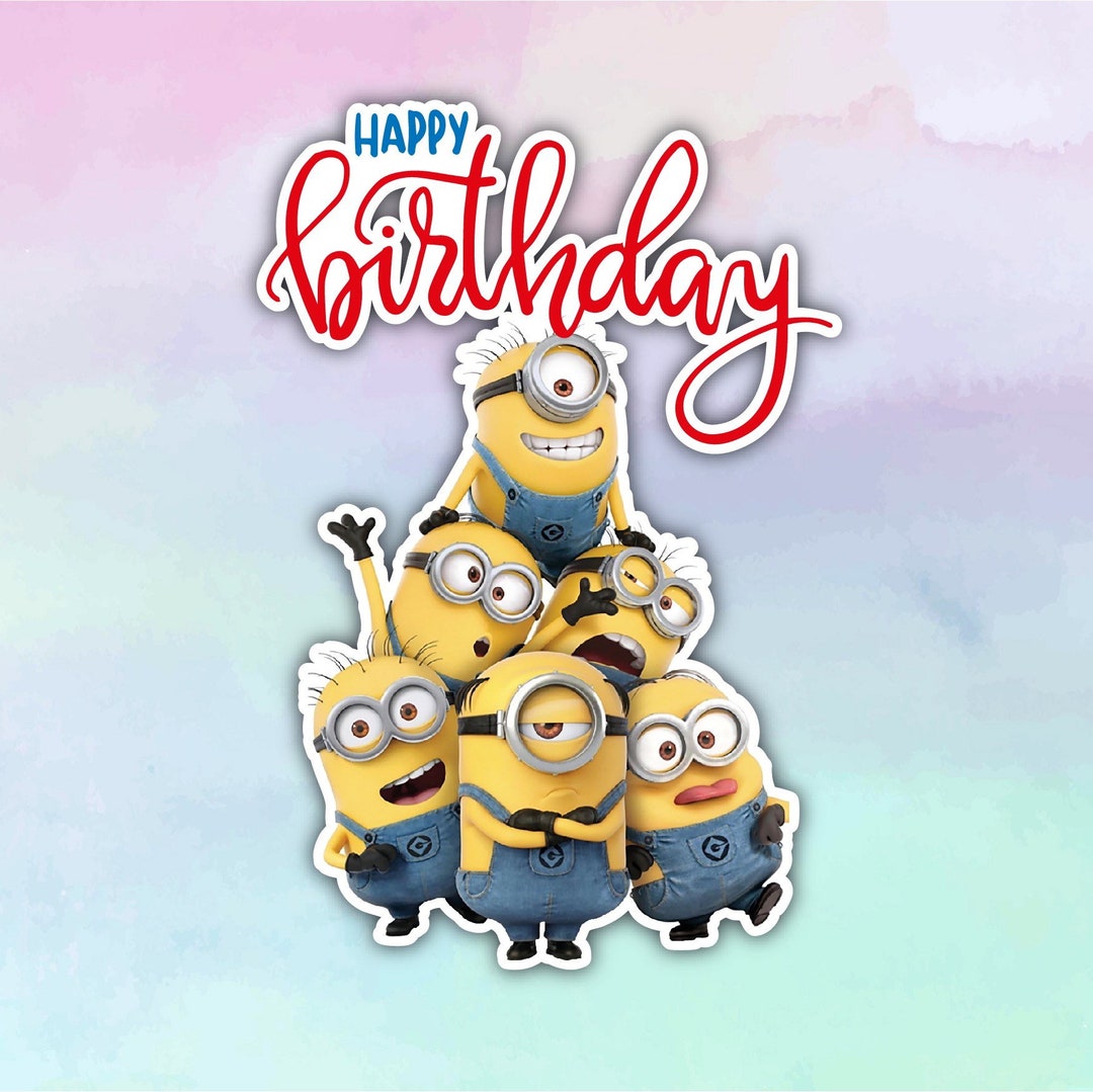 Minions Birthday Magnet: Cruise Door Decoration - Etsy