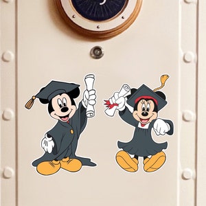 Mickey & Minnie Graduation Magnet, Prom Magnet, Senior 2024, Class of ...