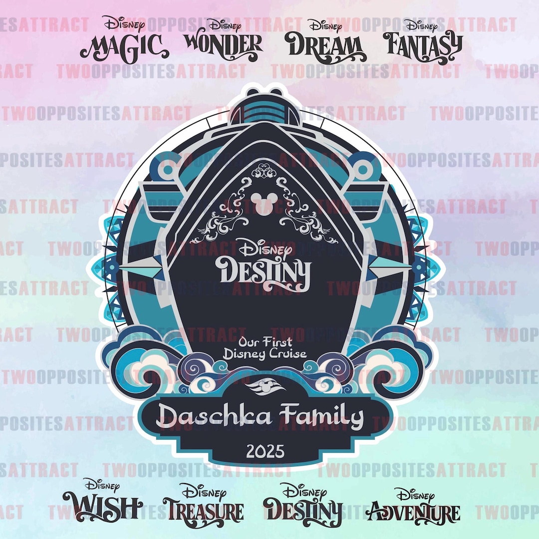 Disney Destiny Maiden Voyage Magnet, Disney Cruise Ship Door Magnet ...